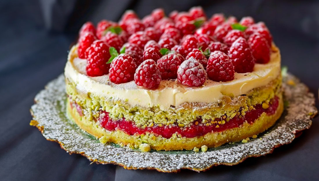 Gâteau Pistache Framboise : Un Délice Rafraîchissant – Chef