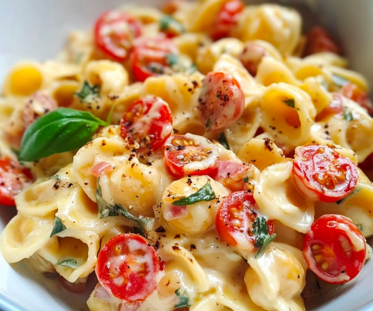 Pâtes crémeuses au Boursin, lardons et tomates cerises 🍝🍅 – Page 2 – Chef